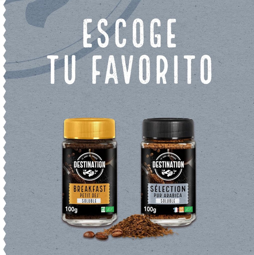 Destination Café Soluble Arábica BIO: Un Café Instantáneo de Alta ...